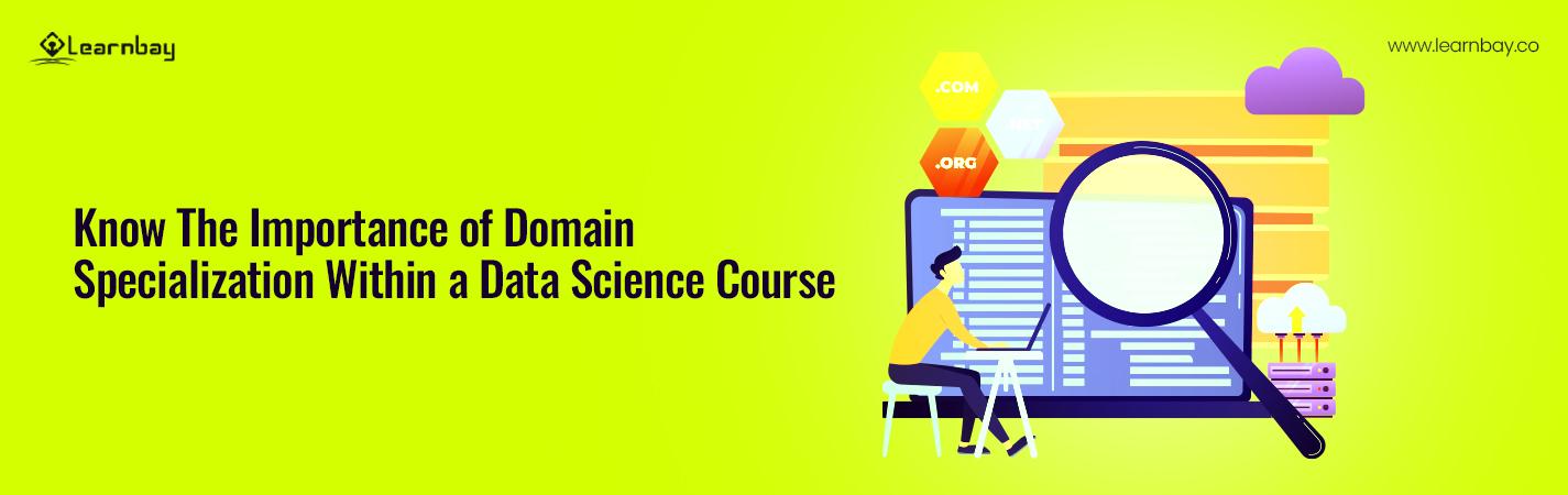 Importance of Domain Specialization in Data Science course